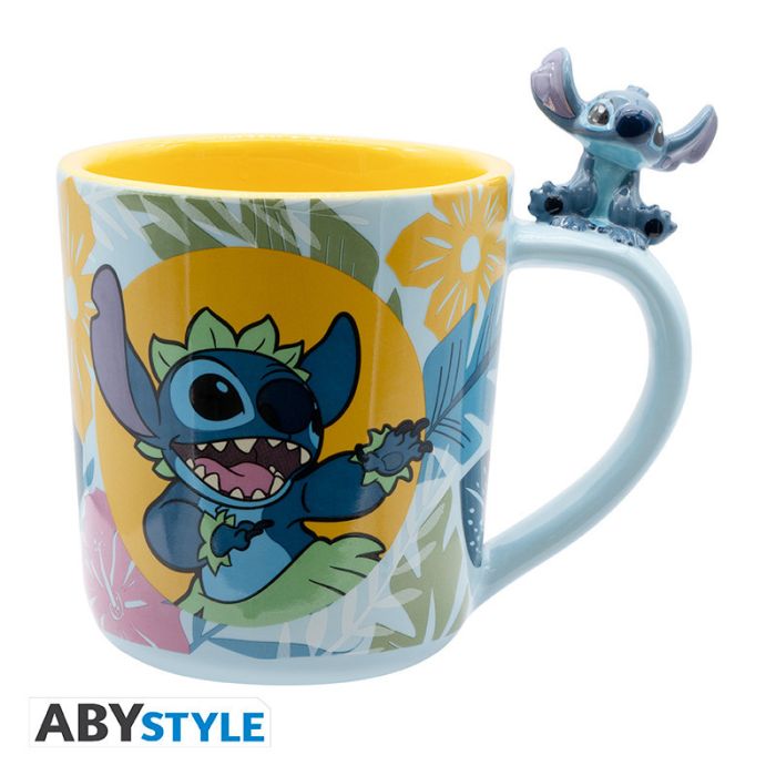 Gameshop Twente: ABYstyle Disney Lilo & Stitch 3D Mok-Hawaiian Stitch ...