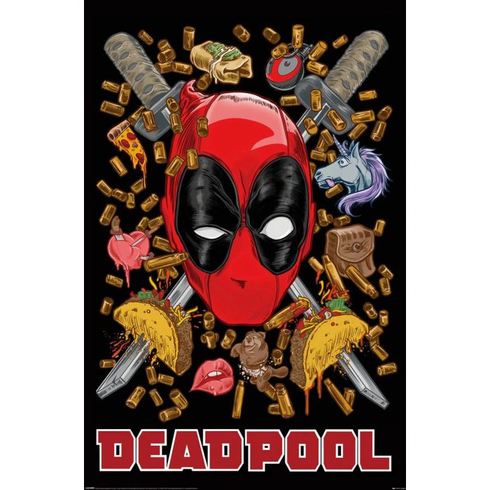 Gameshop Twente: Hole in the Wall Deadpool Maxi Poster-Chimichanga ...