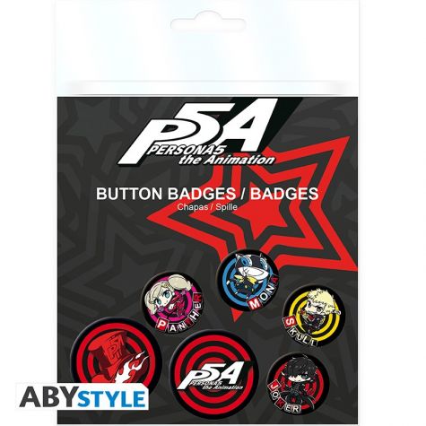 Gameshop Twente: ABYstyle Persona 5 Pin Badge Pack